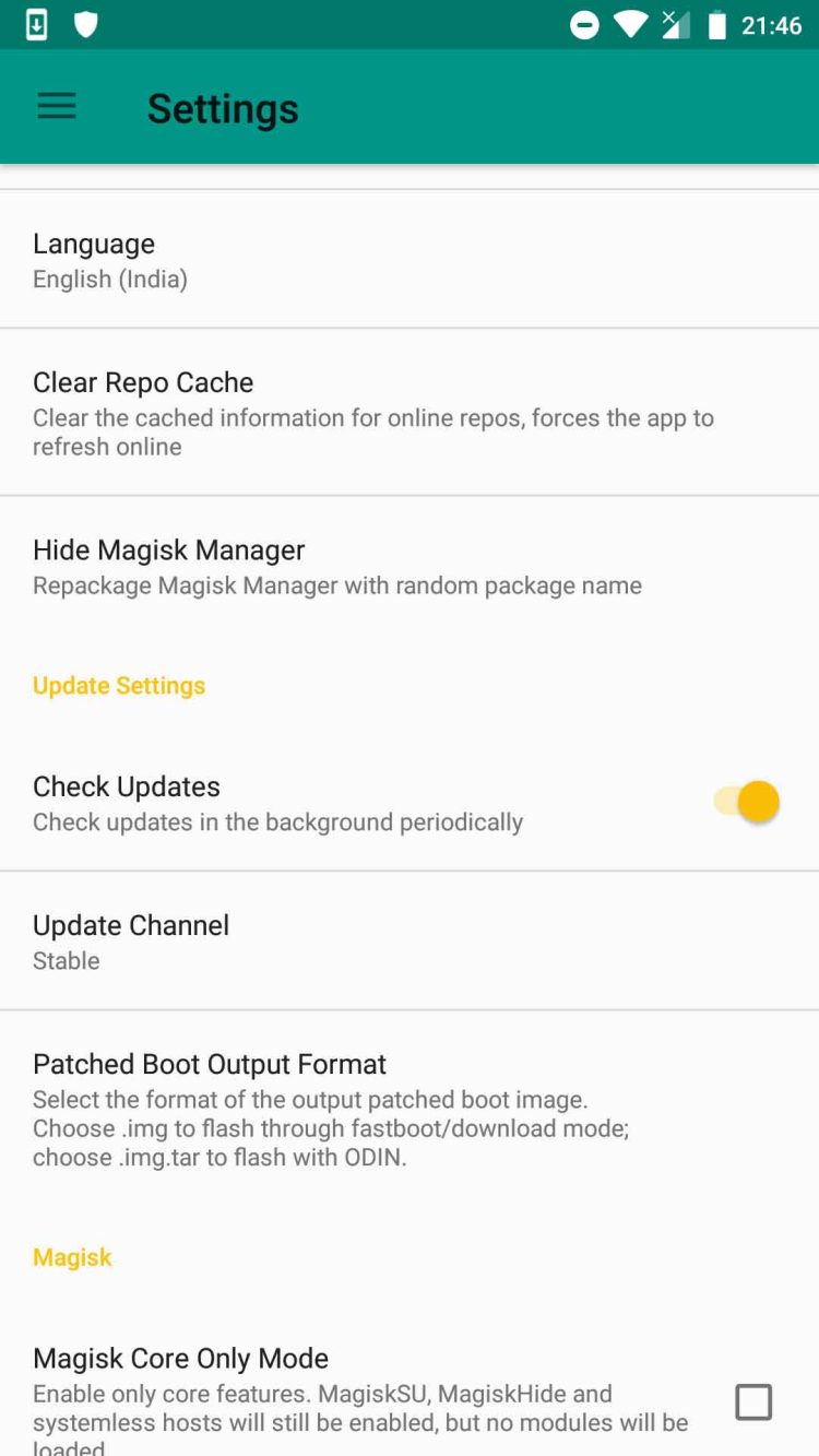 Download Magisk 20.3 ZIP and Magisk Manager v7.5.1 Stable package